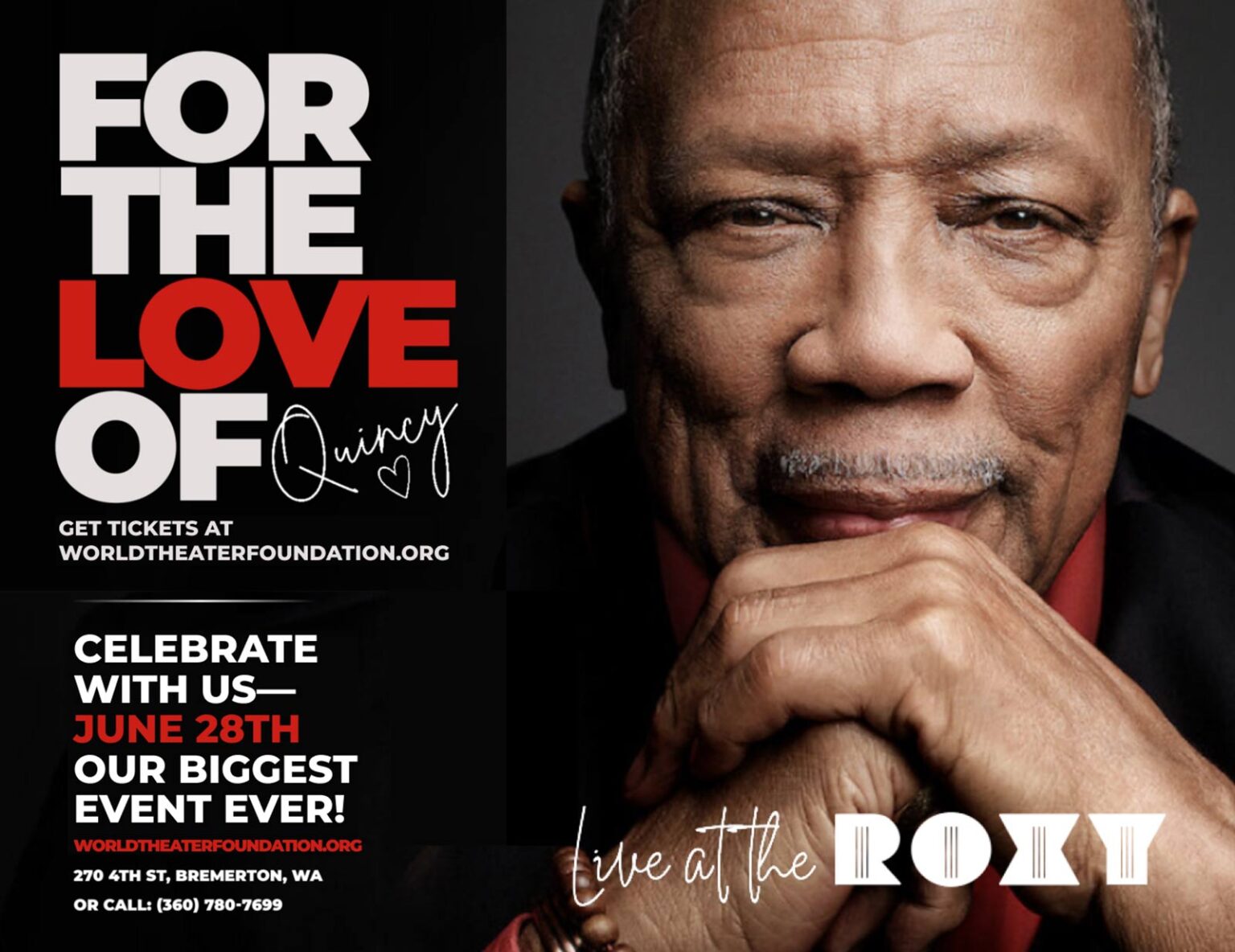 WSMAG.NET BLOG | Unique Show at Roxy Celebrates Quincy Jones' Legacy ...